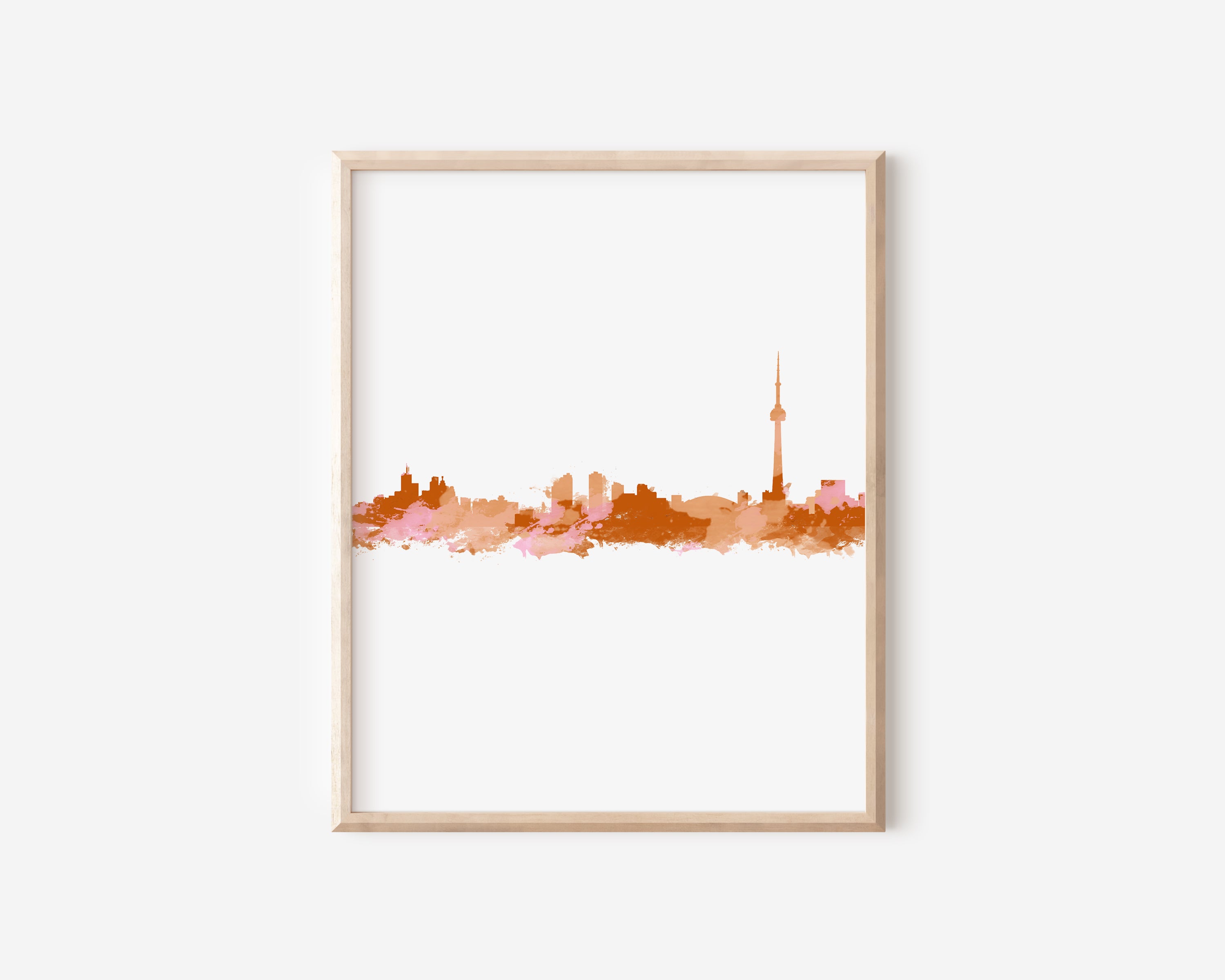 Toronto Skyline Rust – SnaptureThis